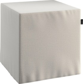 Náhradní potah na sedák -kostka pevná barva šedá látka sametová
