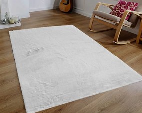 BE Koberec Cozy 1453 WHITE - bílý obdélníkový Rozměr: 40x60 cm