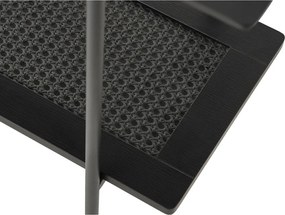 Černý konzolový stolek 37x100 cm Pensacola – Unique Furniture