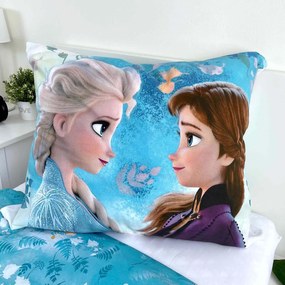 Jerry Fabrics DĚTSKÉ BAVLNĚNÉ POVLEČENÍ FROZEN 140X200 CM, 1KS 70X90 CM VZOROVANÉ