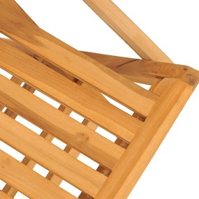 Skládací zahradní židle 2 ks 61x67x90 cm masivní teakové dřevo - Default Title