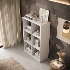 ADRK Furniture Regál Cleo IV BS-CLE-IV-W