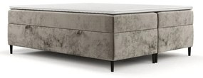 Světle hnědá boxspring postel s úložným prostorem 180x200 cm Araya – Maison de Rêve