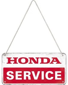 Plechová cedule Honda - Service, (20 x 10 cm)