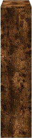 Dělící stěna kouřový dub 100 x 33 x 135 cm kompozitní dřevo 3309559