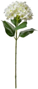 Velká umělá květina béžová hortenzie – 68 cm