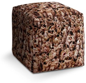 Sablio Taburet Cube Nahatí lidé: 40x40x40 cm