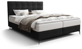 Jednolůžková postel 120 cm Infernus Comfort (černá) (s roštem, s úl. prostorem). 1082363