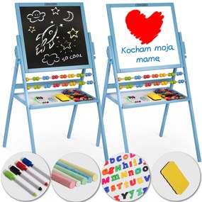 Magnetická otočná tabule Ricokids - modrá