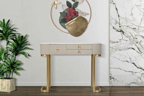 Designová konzole Ondelette 100 cm krémová