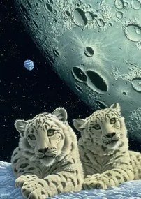 GRAFIKA Puzzle Doupě sněžných leopardů / 2000 dílků / 68 x 96 cm