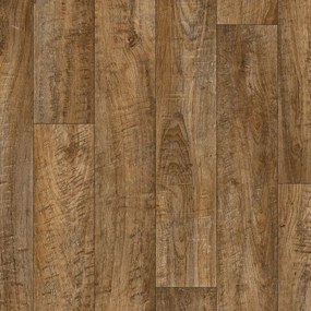 Beauflor, PVC podlaha - lino Ambient Stock Oak 039M - dub, na míru, šíře 2m,3m,4m, hnědá, bez podkladu, chodba / předsíň