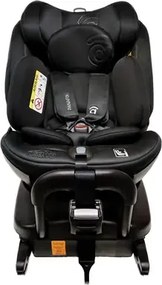 Asalvo PANAFIX černá / Autosedačka / 40-150 cm / Otočná 360° / Isofix