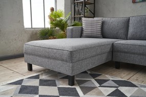 Hanah Home Pohovka KALE šedá levý roh 825BLC2715