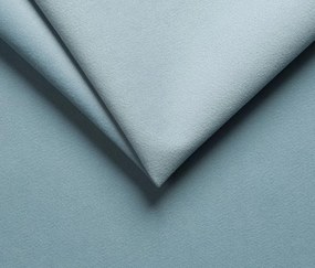 Eka Předsíňová stěna s čalouněnými panely Trinity 1 - Dub Artisan s černou / Světlá modrá 2322