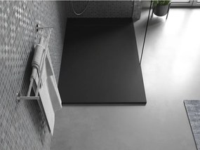 Mexen Otto, SMC obdélníková sprchová vanička 140 x 70 cm, černá, 4N707014