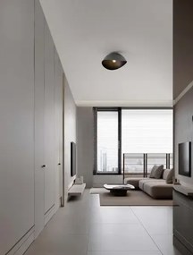 LED černé designové stropní svítidlo Opsi