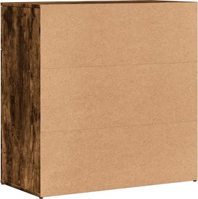 Příborníky 2 ks kouřový dub 79 x 38 x 80 cm kompozitní dřevo 3276620