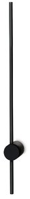 IDEAL LUX Nástěnné designové LED svítidlo ESSENCE AP NERO, 1x11W, 1650lm, teplá bílá, černé 265643