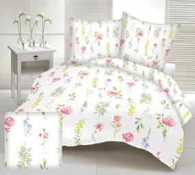Povlečení krepové Rimini TiaHome - 1x Polštář 90x70cm, 1x Přikrývka 140x200cm