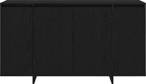 Servírovací skříň Černý dub 135 x 41 x 75 cm Kompozitní dřevo 3333895