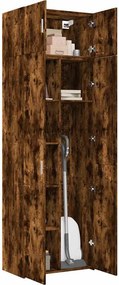 Úzká úložná kouřový dub 70x42,5x225 cm kompozitní dřevo 3281333