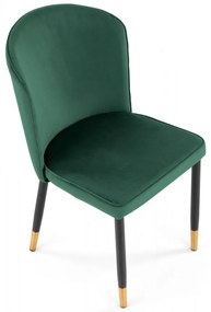 Designová židle Tiera tmavě zelená