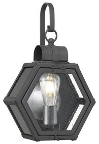 Elstead Venkovní retro lampa na fasádu HEATH S/černá