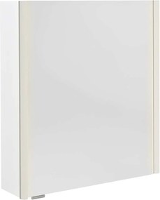 Sapho Alix - Zrcadlová skříňka s LED osvětlením 66x70x18 cm, 2x dvířka, P/L, bílá AX166-0030