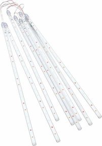 Padající světla 8 ks 50 cm barevná 288 LED dovnitř i ven 328558