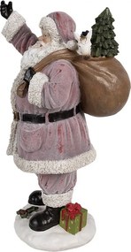 Dekorace figurka Santa Claus s pytlem dárků - 24*19*43 cm