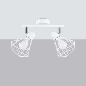 Stropní svítidlo SOLLUX ARTEMIS 2 bílé E14 2x40W bez žárovky SL.1103