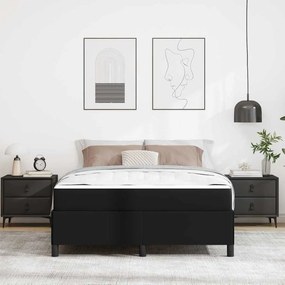Rám postele s matrací Černá 160 x 200 cm textil 3399009