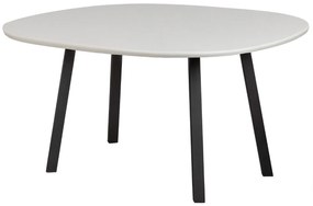 Hoorns Bílý dubový jídelní stůl Hasha 130 x 130 cm