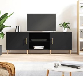 vidaXL TV skříňka 150 x 30 x 50 cm kompozitní dřevo [829088] Barva: Černá