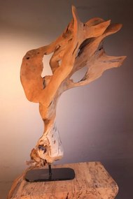 Teak na stojánku, 76 cm