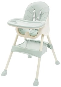 BABY MIX Jídelní židlička Baby Mix Nora dusty green
