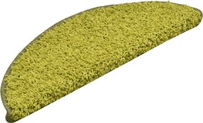 Schodové rohože 30 ks 56 x 17 x 3 cm zelené půlkulaté 3365810