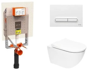 Závěsný wc set k zazdění Vitra S60 SIKOVZW3