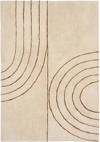 Béžový koberec s příměsí bavlny 160x230 cm Tampa – House Nordic