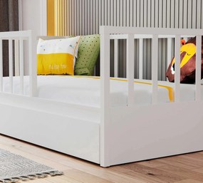 Čilek Dětská postel vysouvací 90x190 Montes White