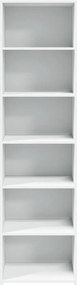 Skříň highboard bílá 50 x 41 x 185 cm kompozitní dřevo 3281680