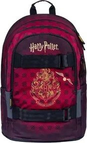 BAAGL Školní batoh Skate Harry Potter Bradavice vínový