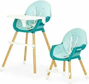 ECOTOYS Jídelní židlička 2v1 Modrá / od 6 měsíců