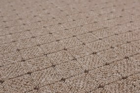 Condor Carpets 120x120 cm Kusový koberec Udinese béžový new čtverec, béžová, chodba / předsíň