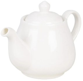 Bílá porcelánová konvice na čaj Albart – 800 ml