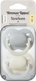 Tommee Tippee Newborn silikonový dudlík 0-2m GIRL 2ks - více barevných