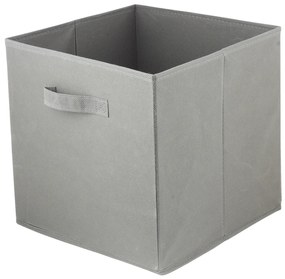 DOMINO - Úložný box textilní LAVITA temně šedý 31x31x31