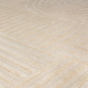 Béžový vlněný koberec 200x290 cm Zen Garden – Flair Rugs