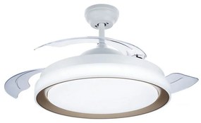 Philips-LED Stropní svítidlo s ventilátorem LED/35W/230V 5500/4000/2700K+DO zlat 8720169279124
